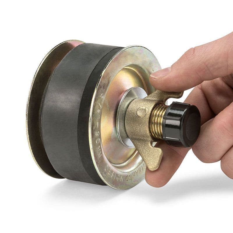 90mm / 3 5 Inch Expanding Steel Pipe Stopper - Pack of 4