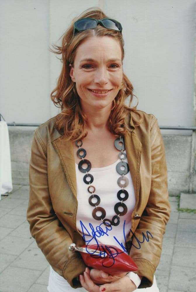 Aglaia Szyszkowitz Austrian Film Actress Giant 12x8 Hand Signed Photo