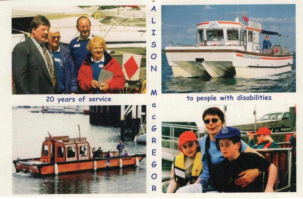 Alison McGregor Ship For Disabled Passengers Hampshire Postcard