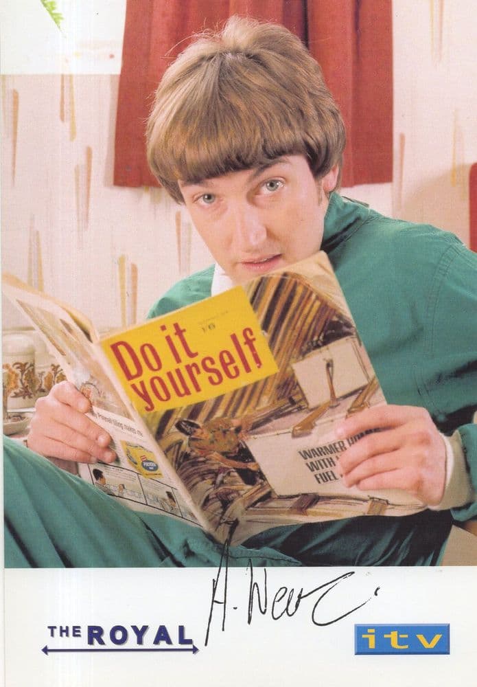 Andy Wear The Royal TV Show Signed Cast Card Photo