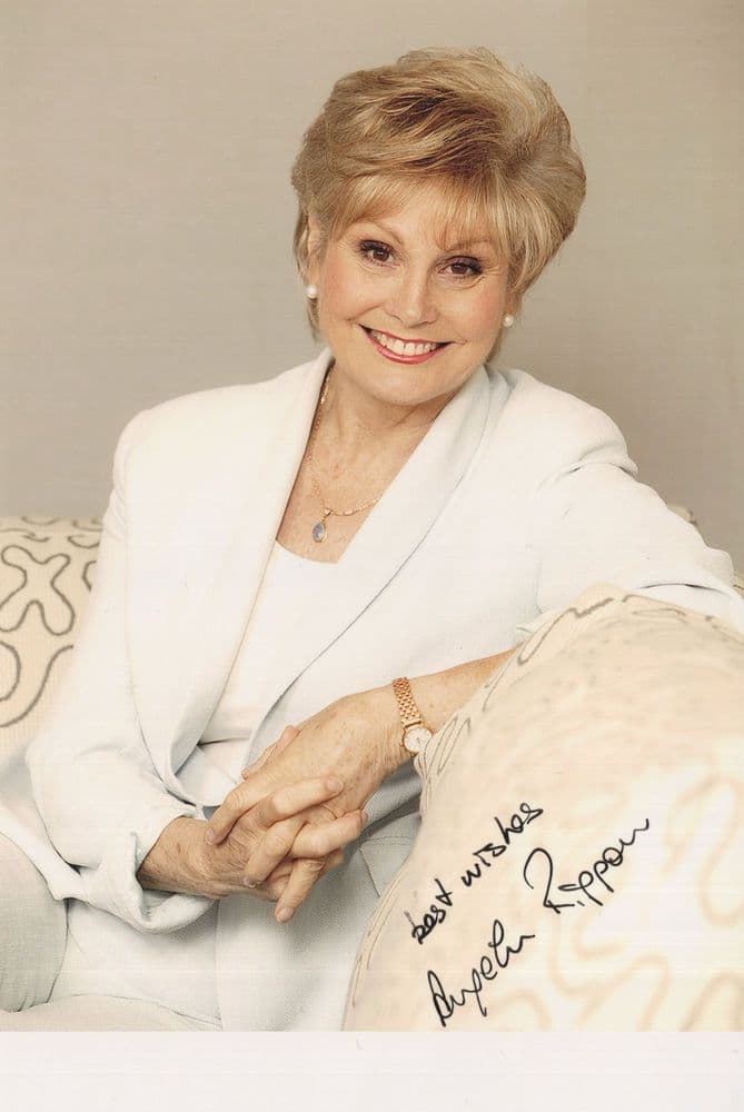 Angela Rippon BBC Newsreader Hand Signed Photo
