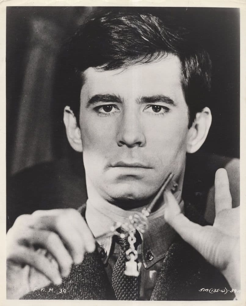 Anthony Perkins Of Psycho Five Miles To Midnight Old Press Photo