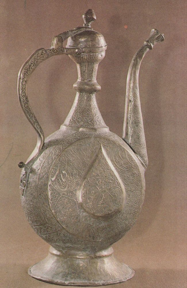 Antique Bronze Pot With Flowers Chinese Ching Dynasty Postcard