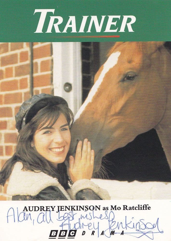 Audrey Jenkinson Trainer BBC Horse Racing Show Knightmare Hand Signed ...