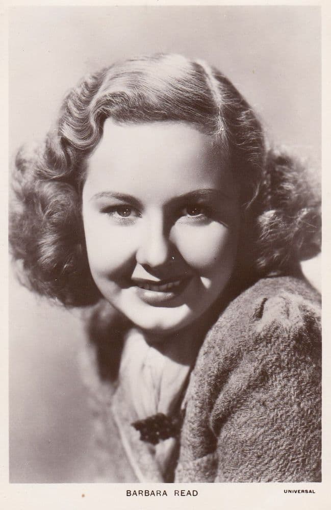 Barbara Read Vintage Picturegoer Photo Postcard