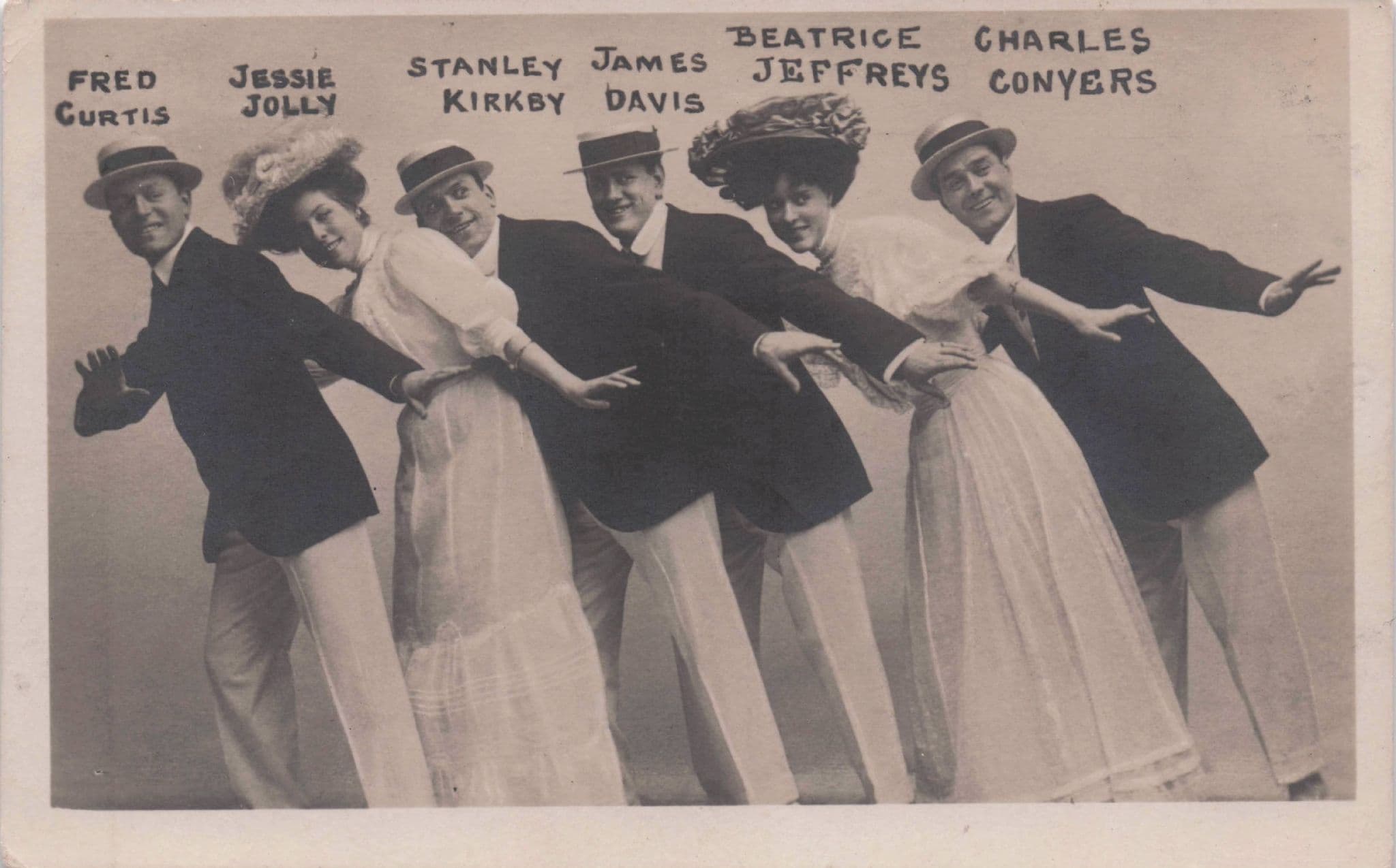 Baritone Stanley Kirkby Music Hall Troupe Margate Kent Old Postcard