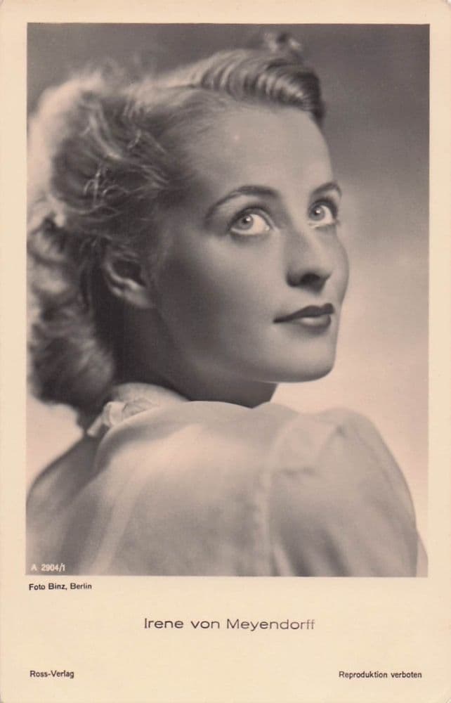 Baroness Irene Von Meyendorff Russian Movie Actress RPC Postcard