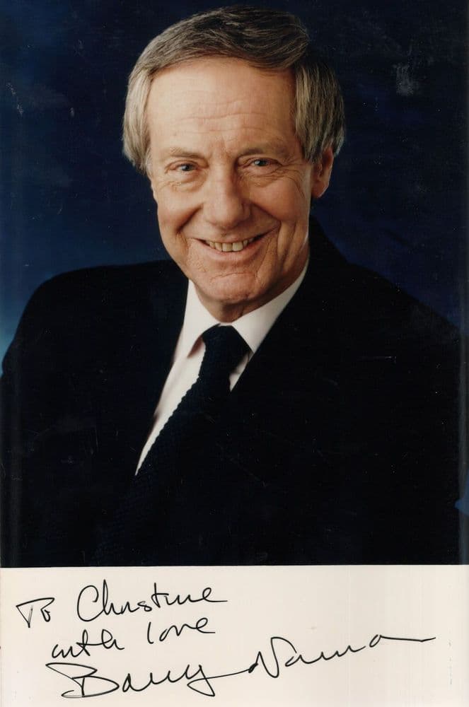 Barry Norman BBC Film Critic Rare Hand Signed Photo