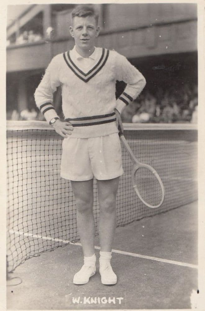 Billy Knight Tennis Player Antique Plain Back Postcard Photo
