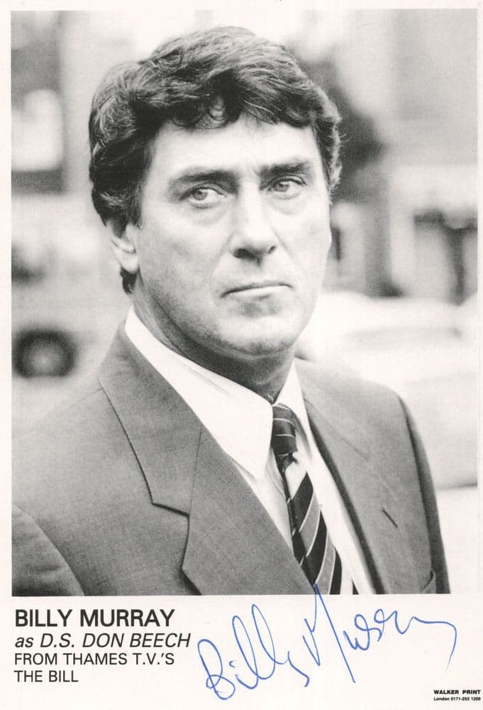 Billy Murray as DS Don Beech ITV The Bill Hand Signed Photo