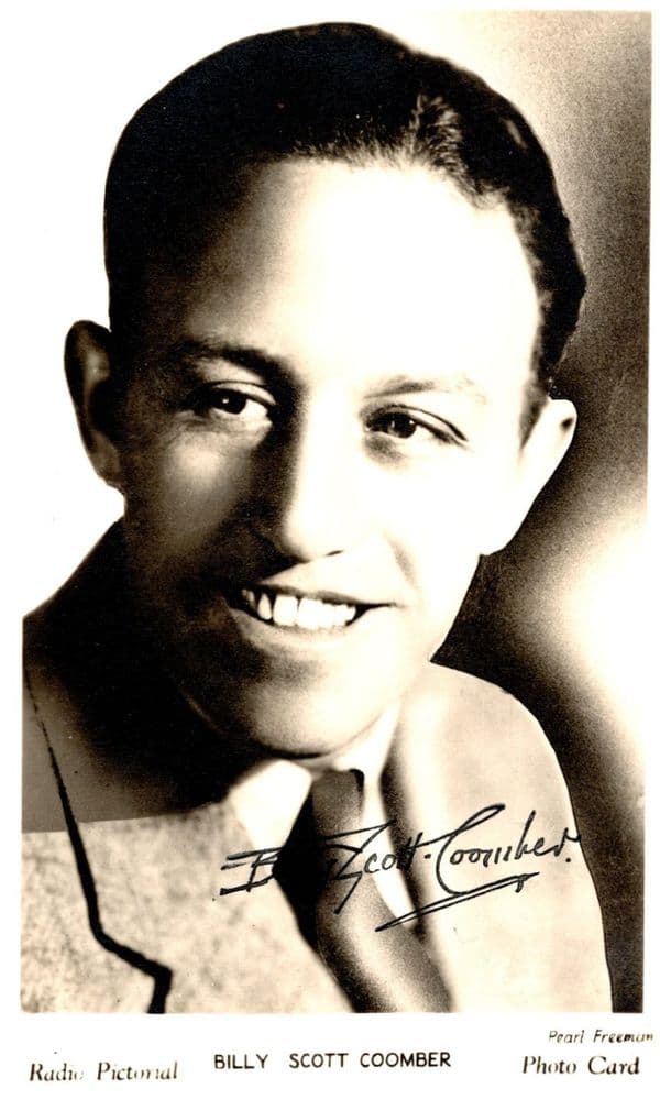 Billy Scott Coomber Radio Pictorial Hand Signed Photo