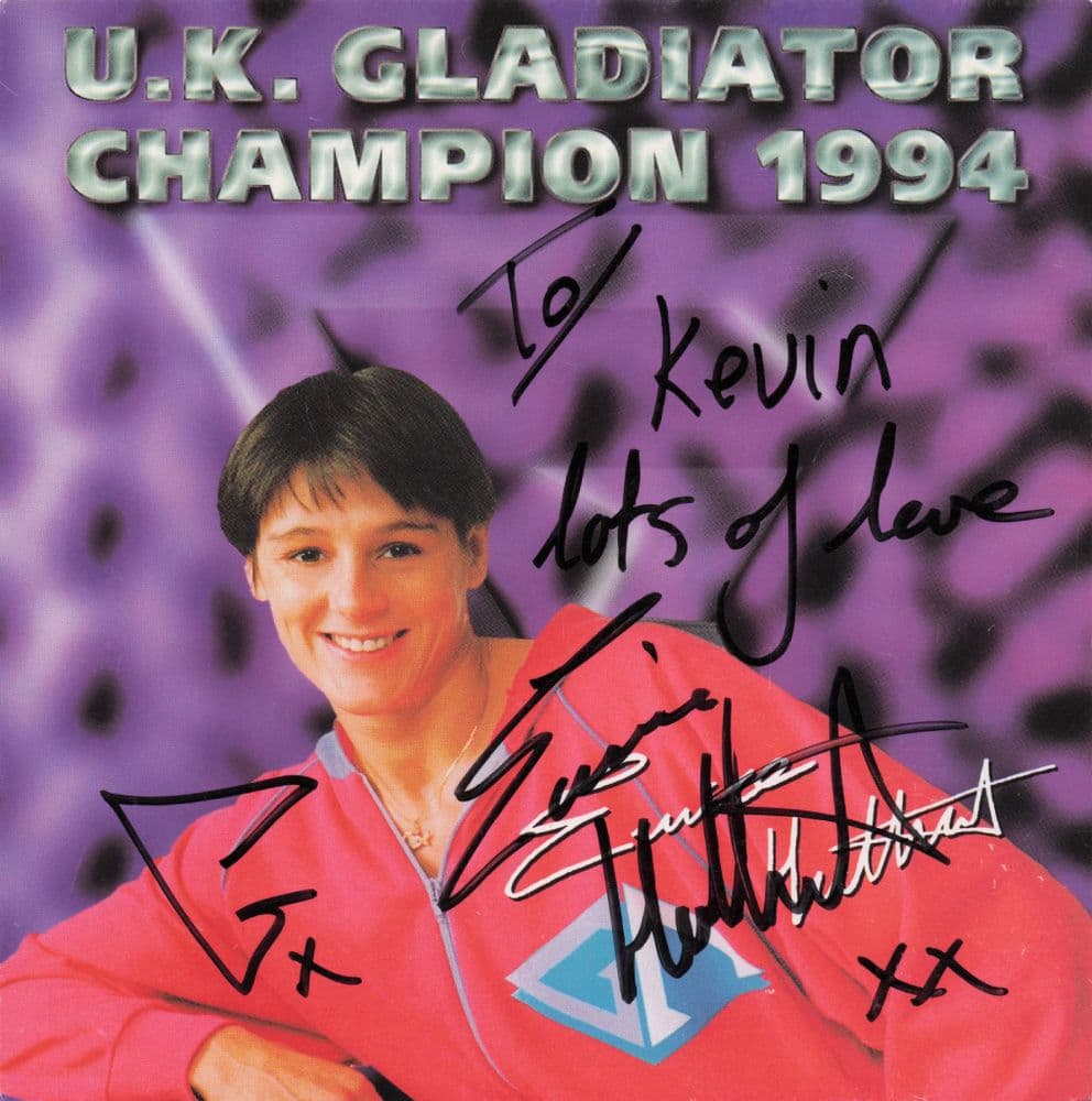 Blaze Eunice Huthart Gladiators TV Show 1994 Champion Hand Signed Photo