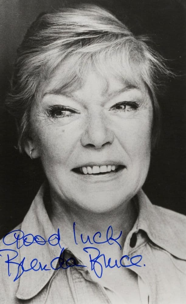 Brenda Bruce Happy Days Peeping Tom Hammer Film Actress Hand Signed Photo