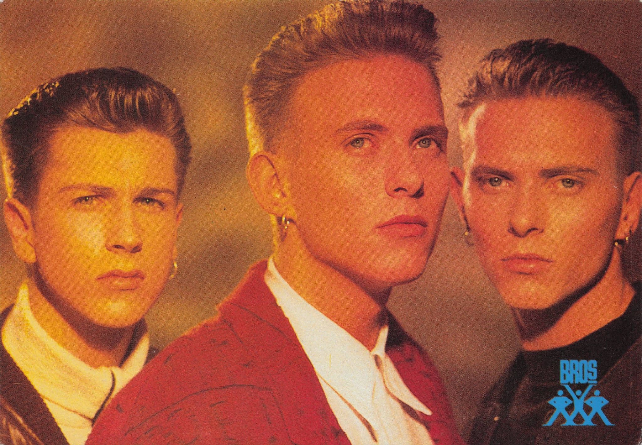 Bros Australian Boy Band Underground Rare Photo Postcard