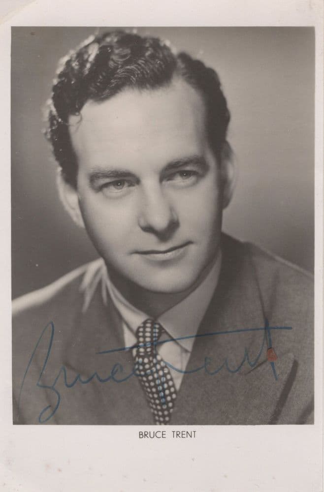 Bruce Trent Jersey Actor of Jack Hylton Hand Signed Photo
