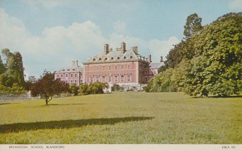 Bryanston School Blandford Dorset 1970s Postcard