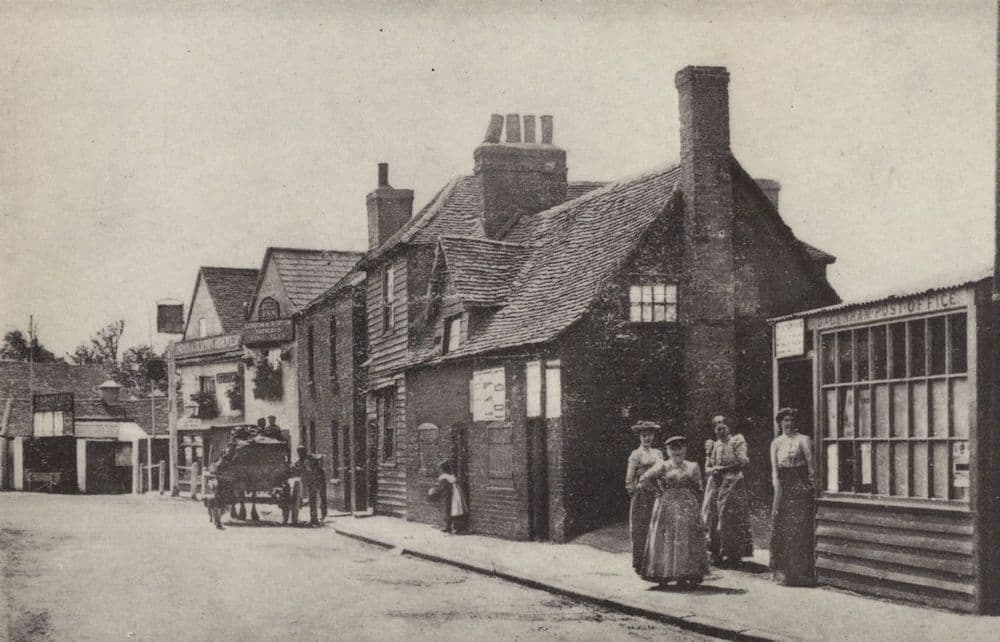 Bull Street Rainham Road South Dagenham in 1900 Post Office Postcard