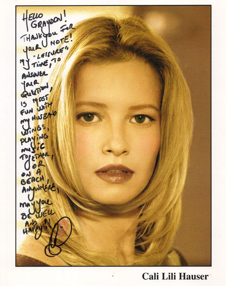 Cali Lili Hauser Skins The Ruining Fem Power Actress 10x8 Hand Signed Photo