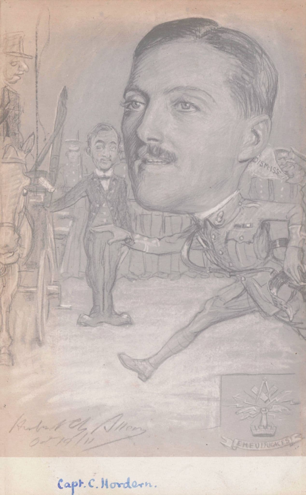 Captain Howdern Mad Stagecoach Transport Horse Cart Military Old Comic ...