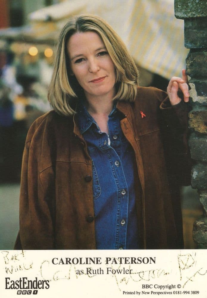 Caroline Paterson as Ruth Fowler Eastenders Hand Signed Cast Card Photo