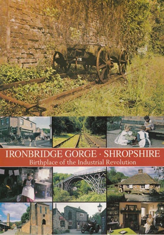 Cast Iron Truck at Abraham Darby Furnace Site Coalbrookdale Train 2x ...