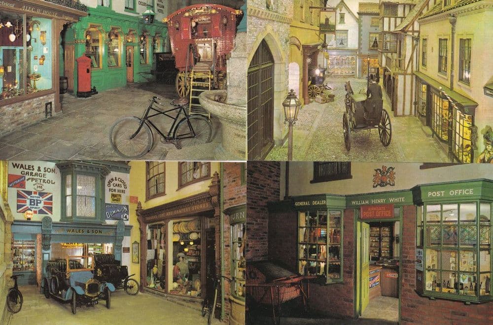Castle Museum York Kirkgate Post Office Petrol Yorkshire 4x 1970s ...