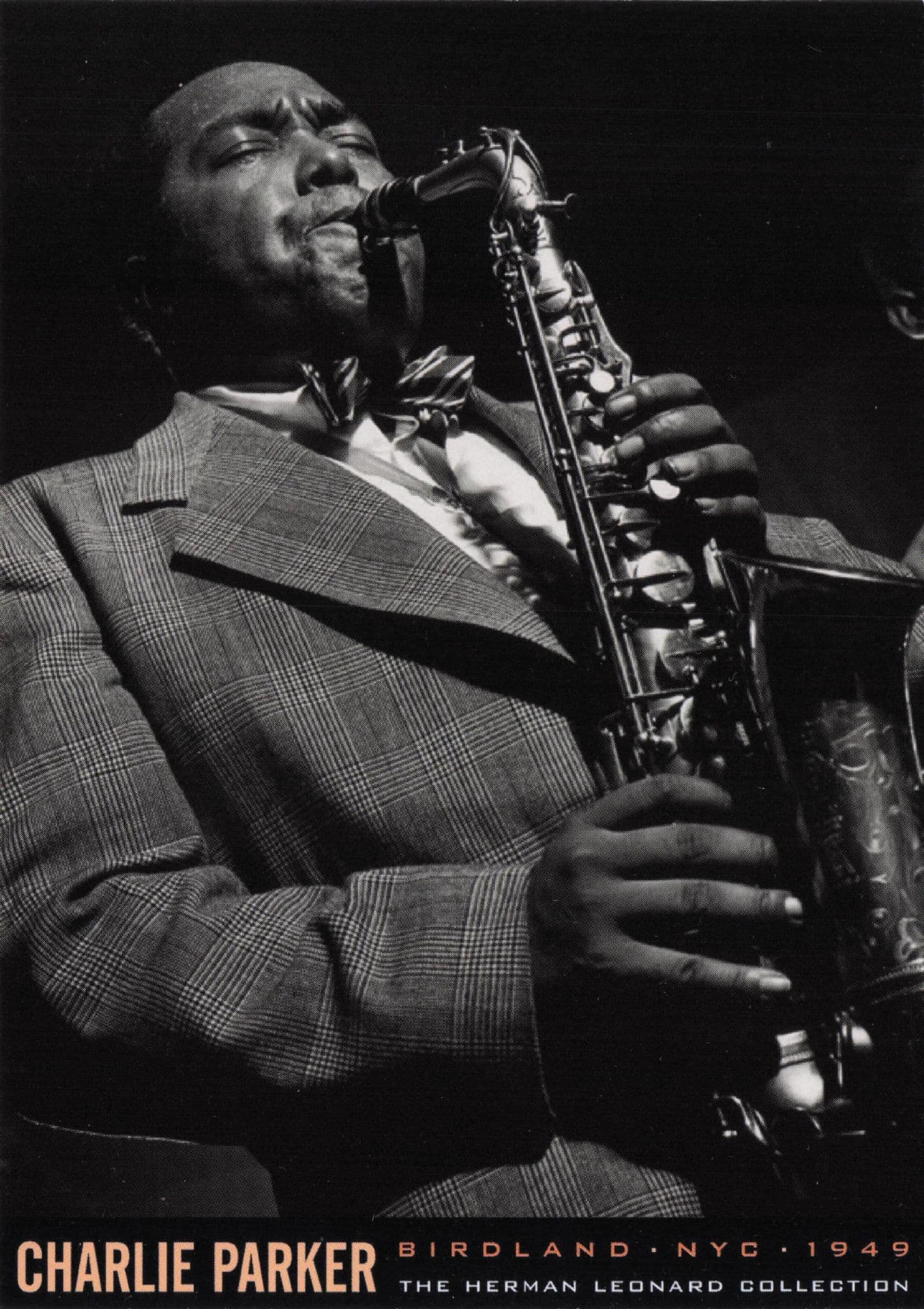 Charlie Parker Live at Birdland Jazz Blues Pyramid Music Photo Postcard