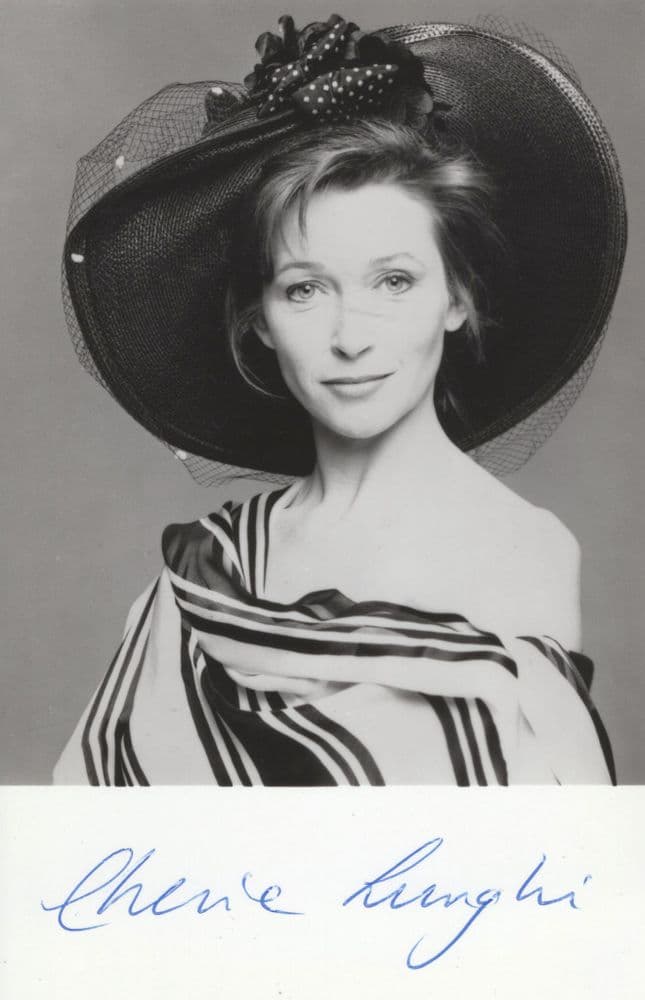 Cherie Mary Lunghi Excalibur Hand Signed Photo
