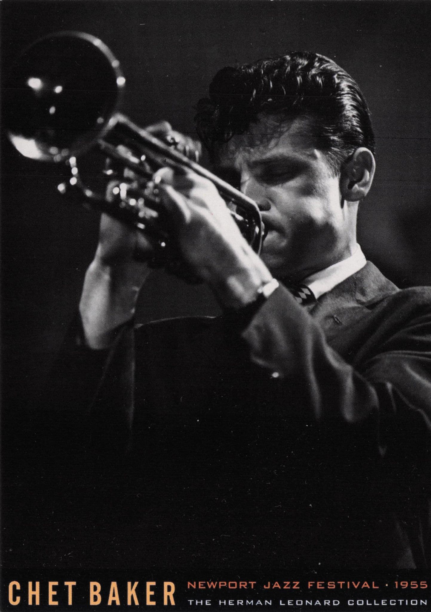 Chet Baker Jazz Music Trumpet Rare Pyramid Photo Postcard