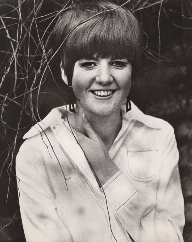 Cilla Black In Woodland 1970s Model Shoot Vintage Media Photo