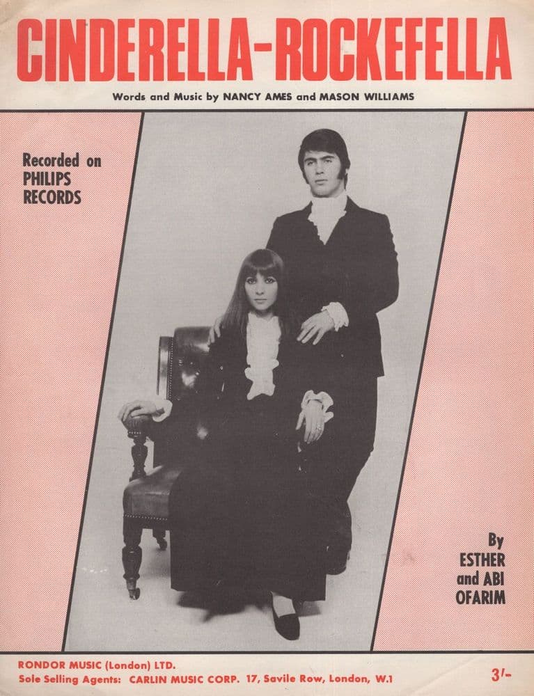 Cinderella Rockerfella Esther Abi Ofarim Sheet Music