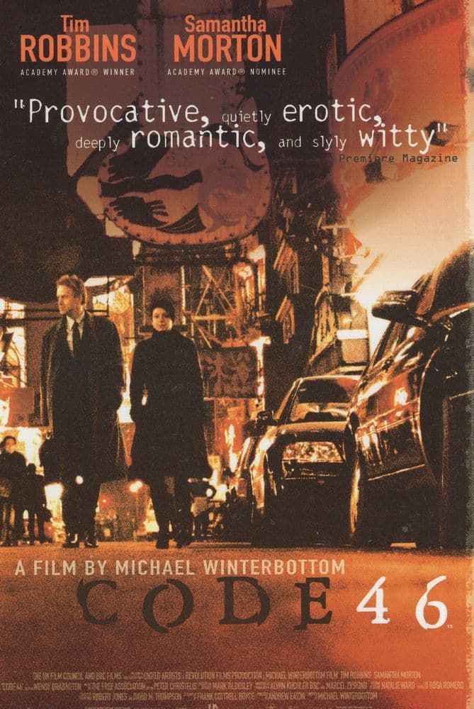 Code 46 Tim Robbins Samantha Morton Film Postcard