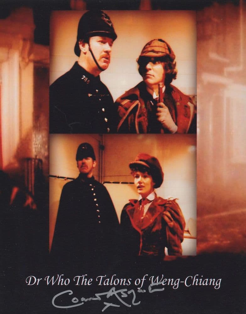 Conrad Asquith The Talons Of Weng Chai Dr Who 10x8 Hand Signed Photo