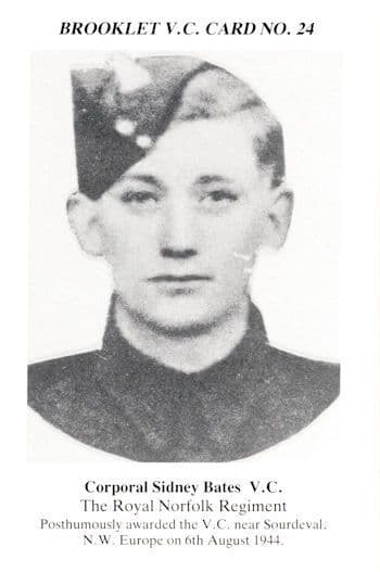 Corporal Sidney Bates Royal Norfolk Regiment Sourdeval WW2 Victoria ...