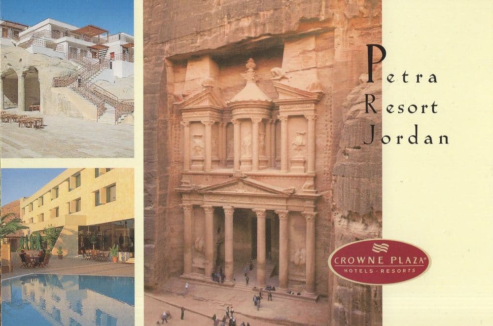 Crown Plaza Arabic Hotel at Petra Resort Jordan Postcard
