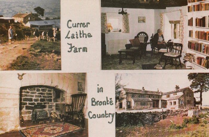 Currer Laithe Farm in Bronte Country Postcard