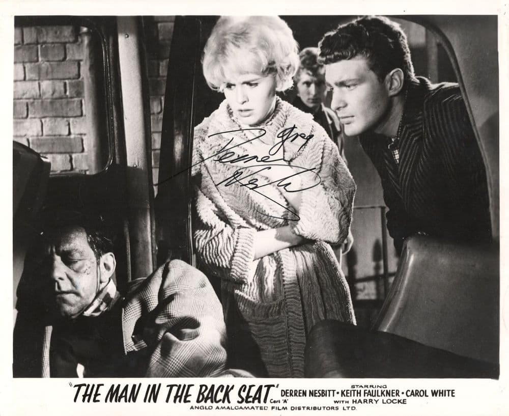 Darren Nesbitt The Man In The Back Seat Hand Signed 10x8 Lobby Card Photo