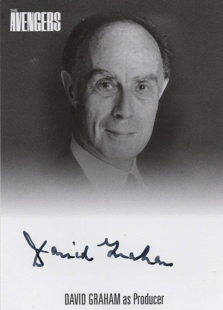 David Graham The Avengers Hand Signed Autograph Card Photo
