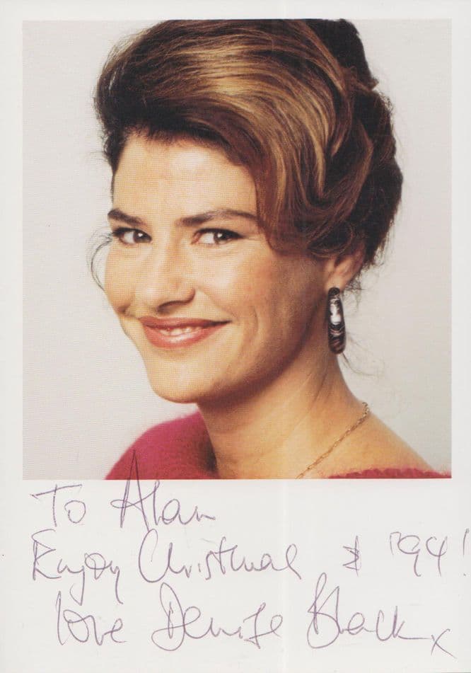 Denise Black Coronation Street Hand Signed Cast Photo