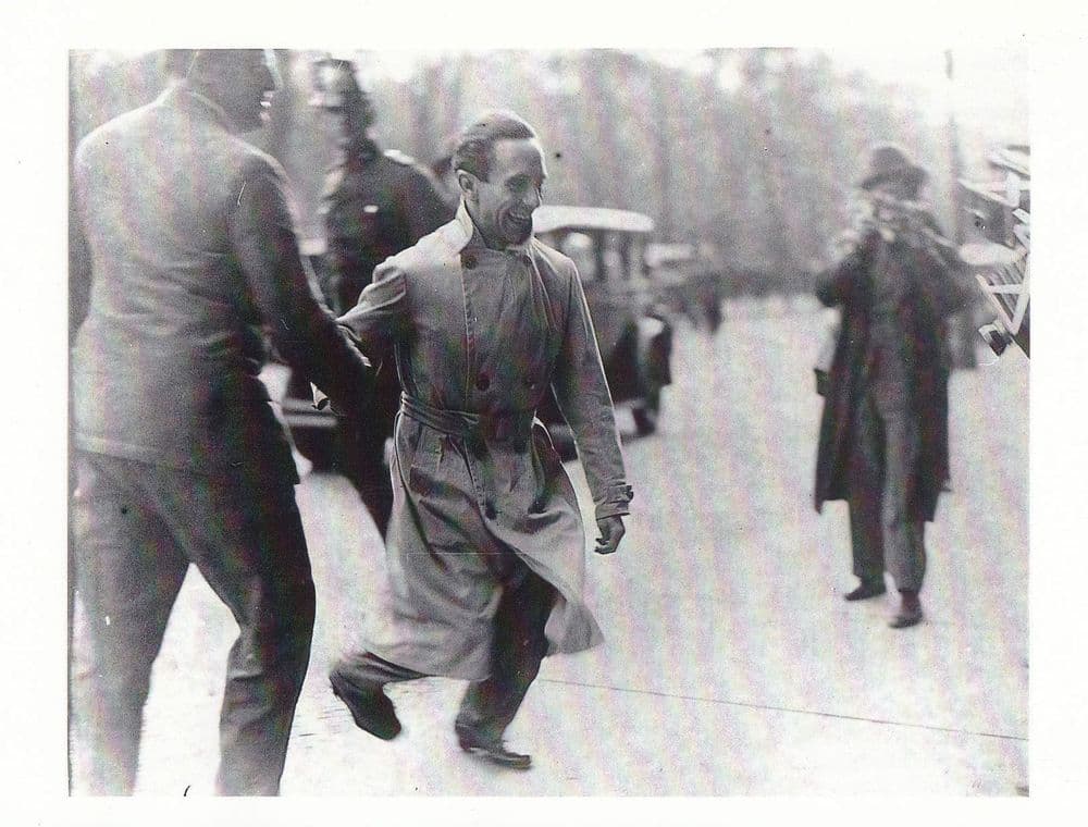 Dr Joseph Goebbels German WW2 Politician at Reichstag Photo Postcard