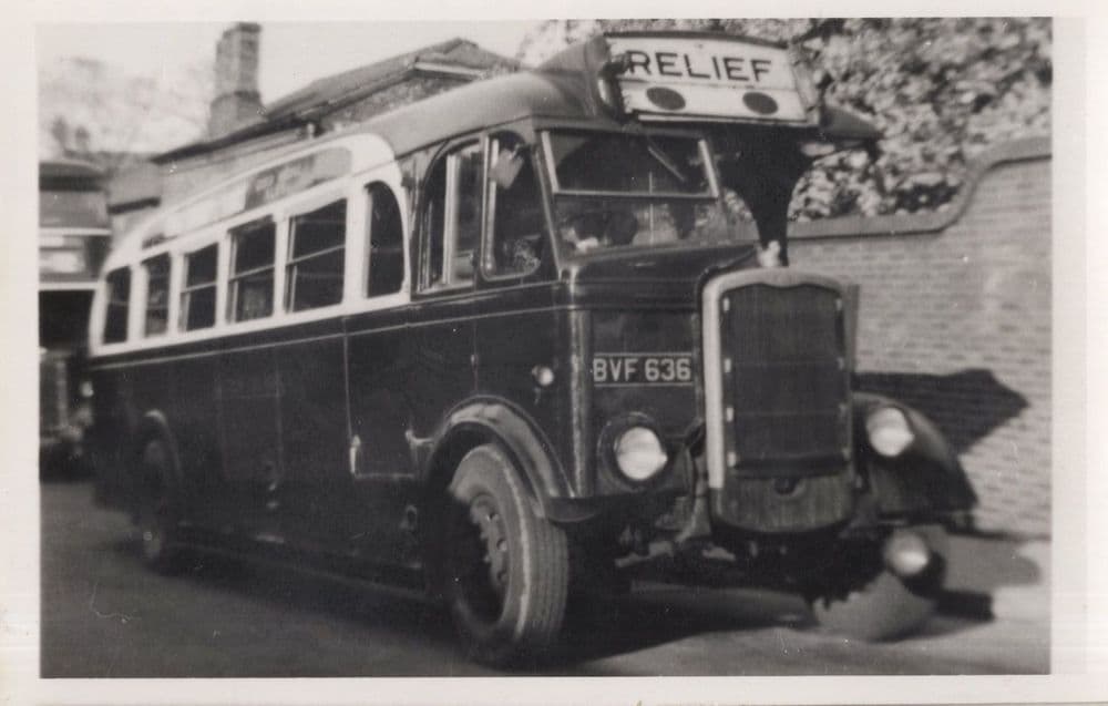 Eastern Counties PB Postcard Photo Bristol 1954 Relief Bus