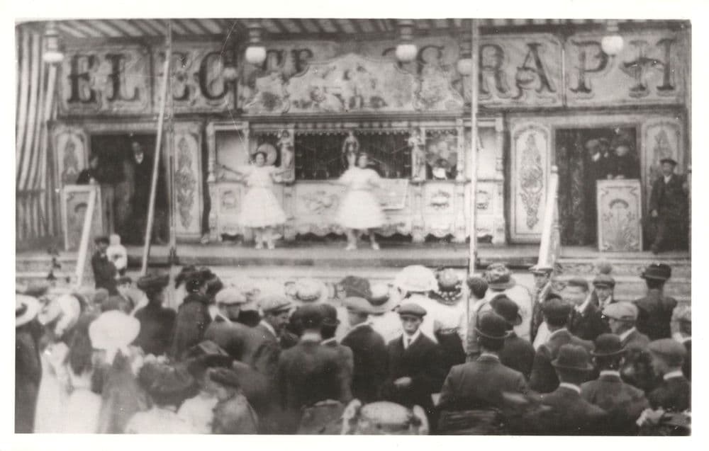 Electrograph Antique Fairground Organ Dancers Society PB Postcard Photo