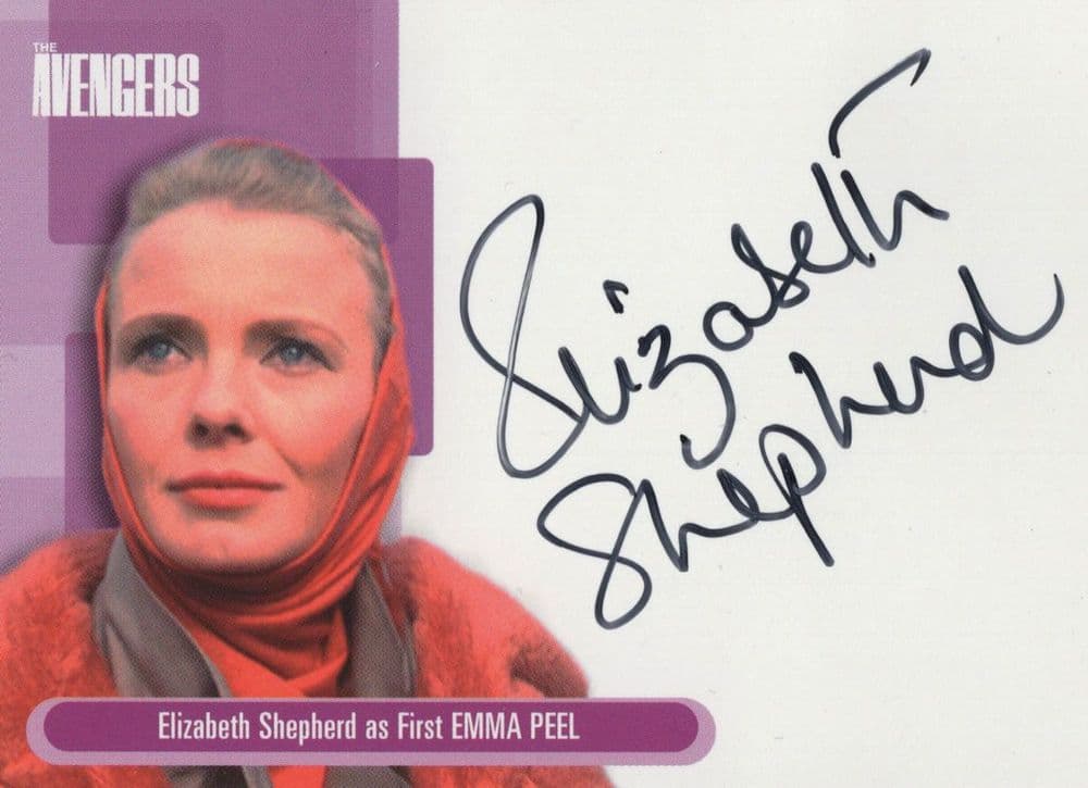 Elizabeth Shepherd The Avengers Hand Signed Autograph Photo Card