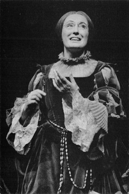 Elizabeth Spriggs as Maria in Twelfth Night Shakespeare 1970 Play Postcard