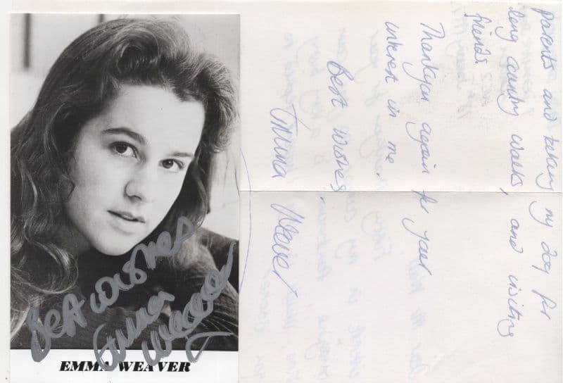 Emma Weaver Bella The Tweenies TV Show Film Hand Signed Photo & Letter