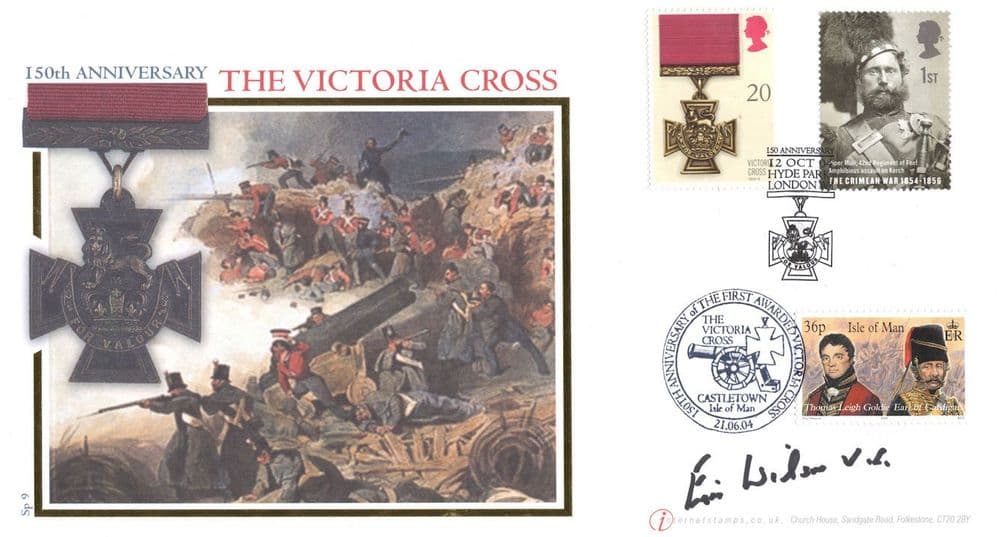 Eric Wilson The Victoria Cross Battle Of Arnhem Rare WW2 Hand Signed FDC