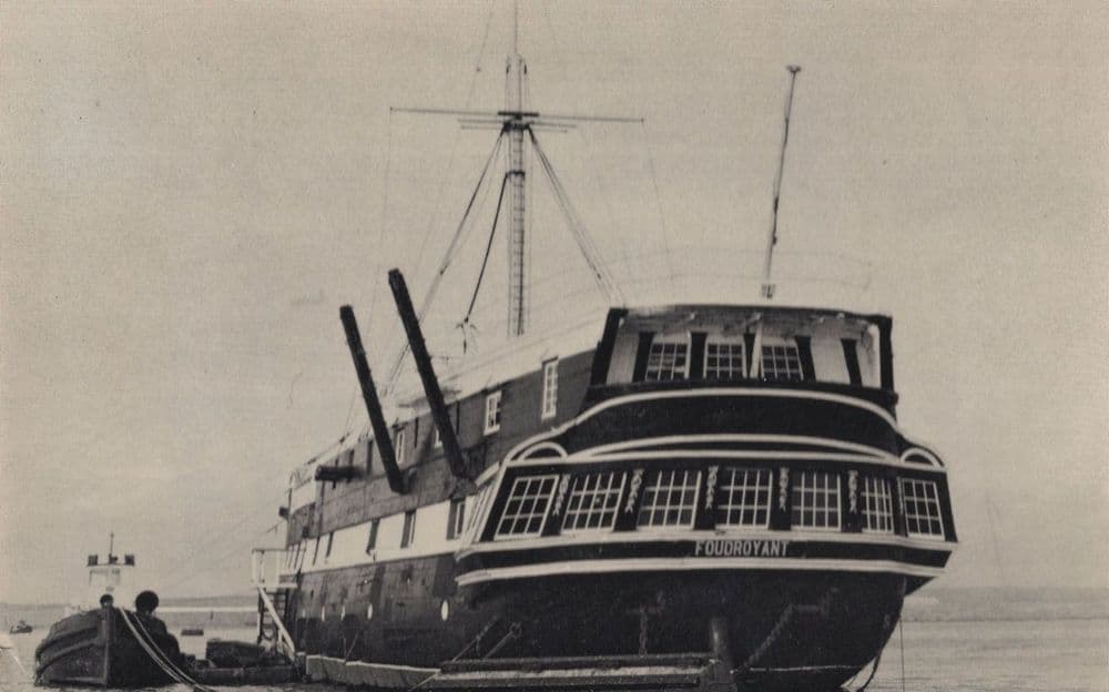 Foudroyant Turo Ship Nelson Cutty Sark at Portsmouth RPC Postcard