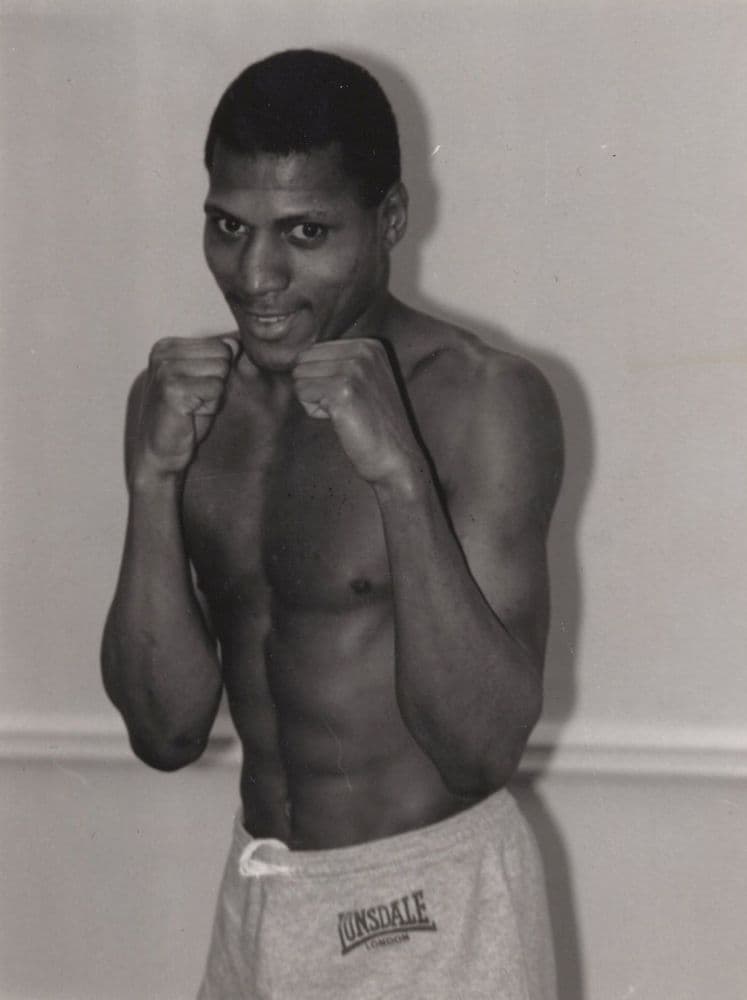 Frank Eubank Manchester Boxer Rare Boxing Media Photo
