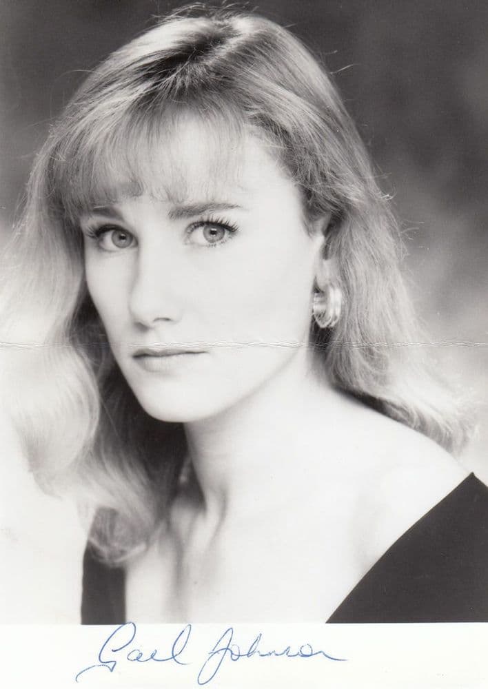 Gail Johnson Days Of Our Lives TV Show Large Hand Signed Photo