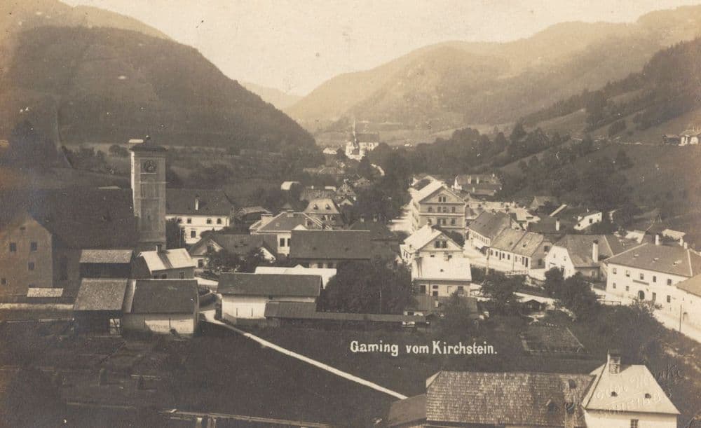 Gaming vom Kirchstein 1920s Old German Postcard